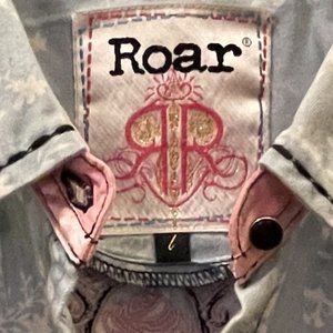 Roar | Tops | Roar Sweet Ellie Embroidered Western Shirt | Poshmark